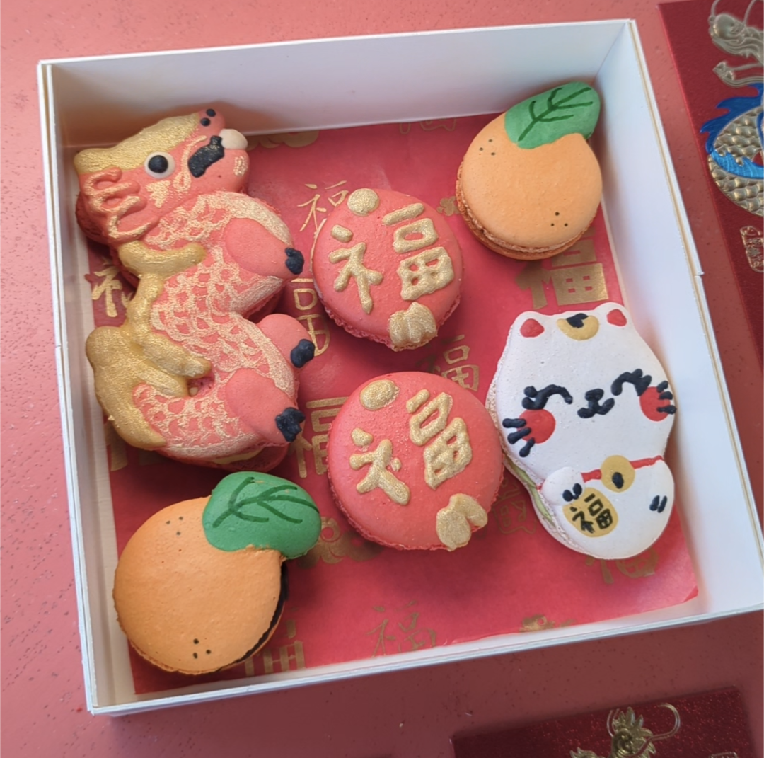 Year of the Dragon Macaron Set (6) | OMG Squee | Asian American ...
